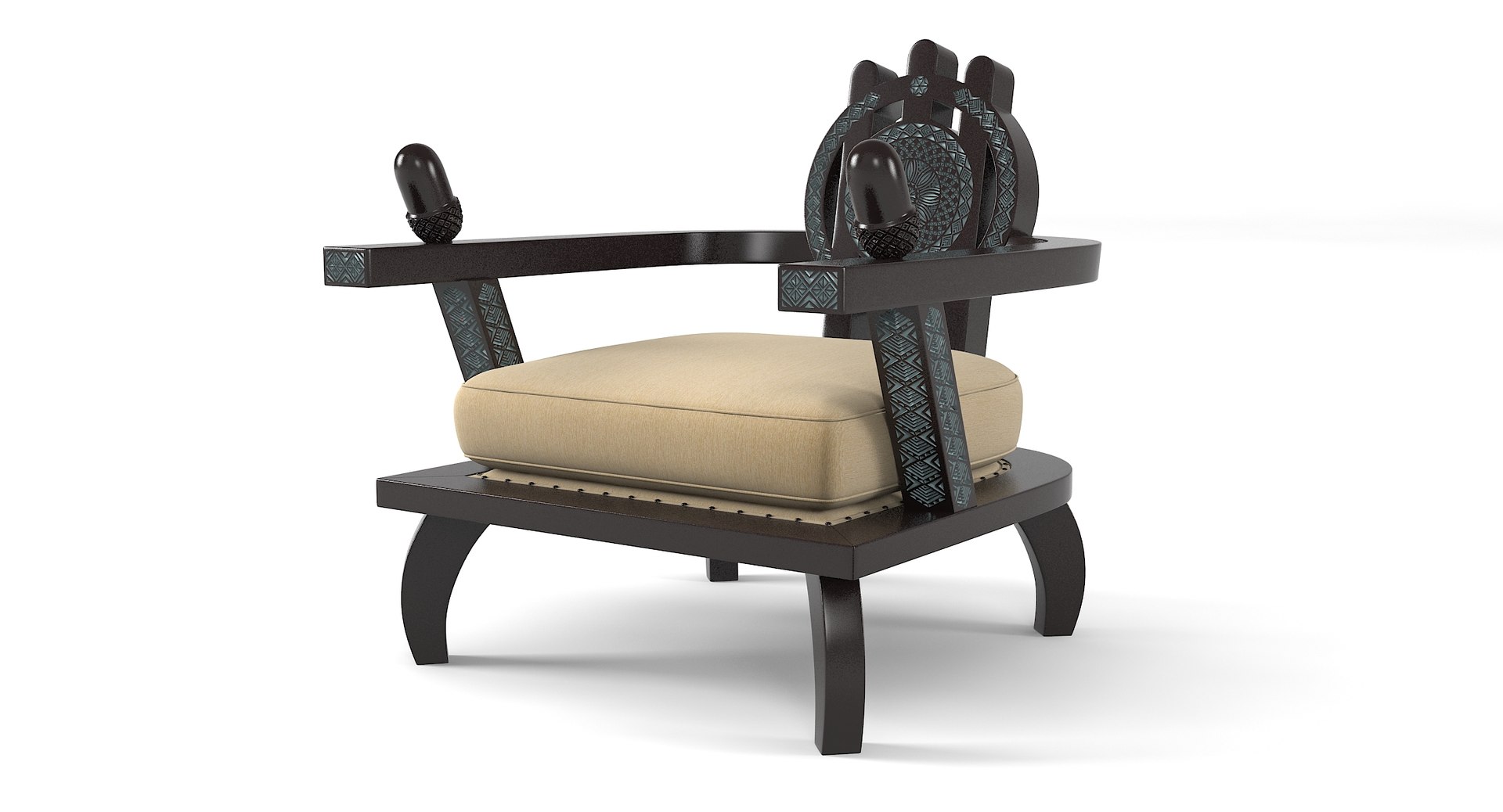 Oriental Chair 3D Model - TurboSquid 1171274