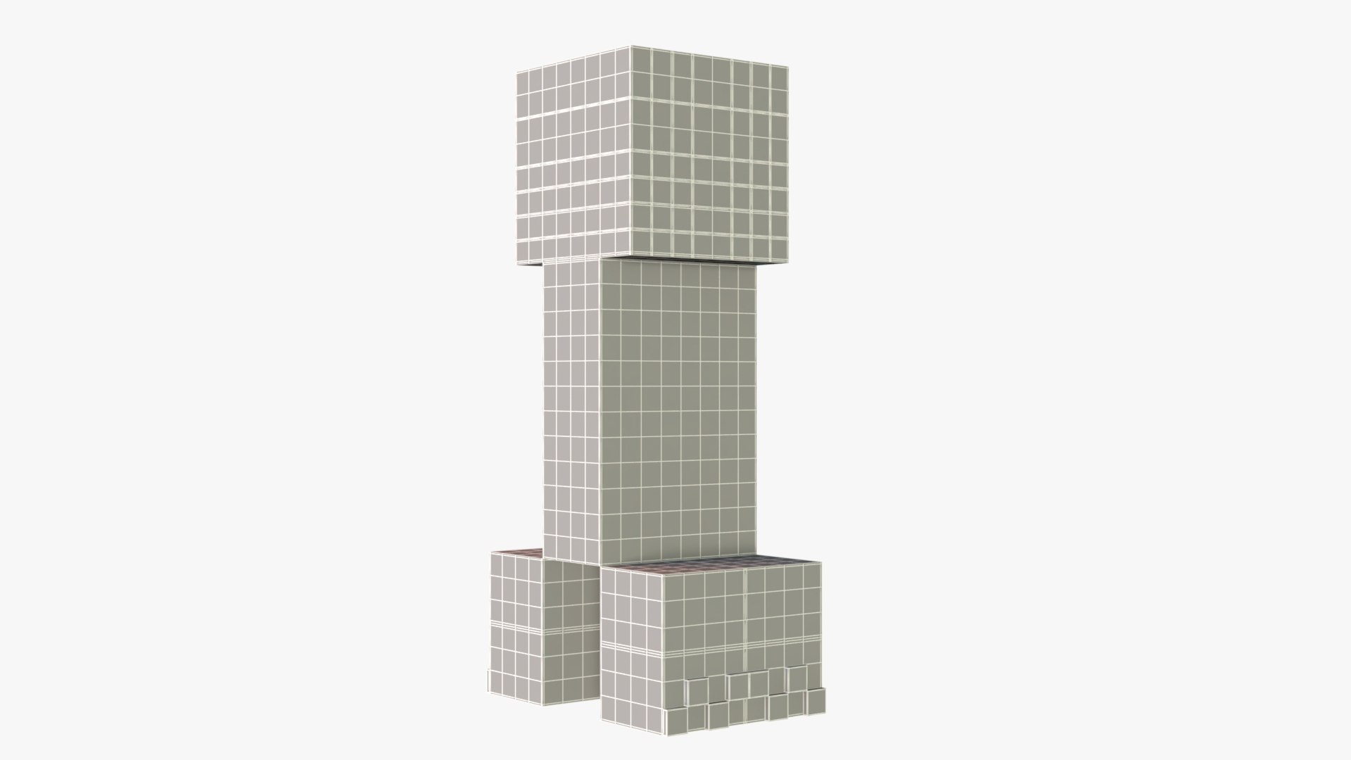 Minecraft Creeper Model - TurboSquid 1832549