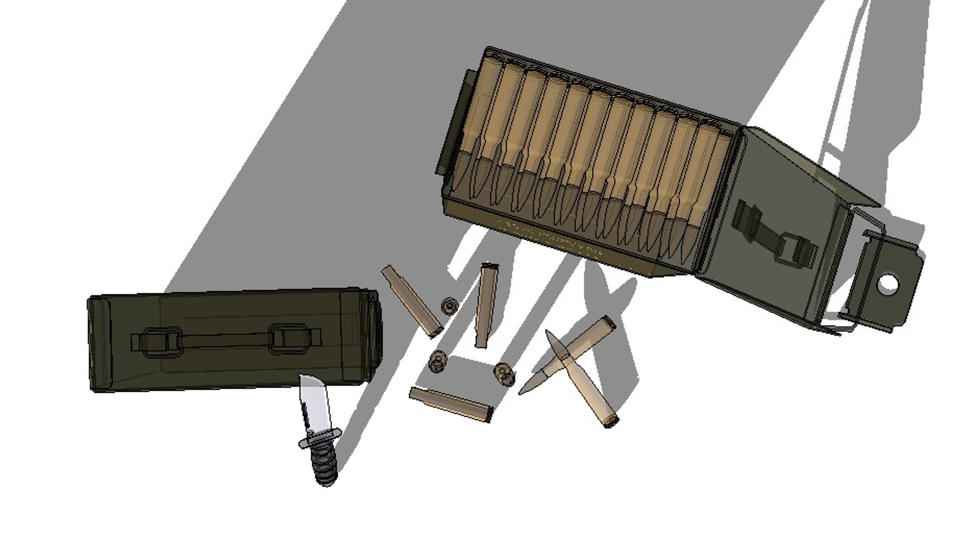 3D military box model - TurboSquid 1252385