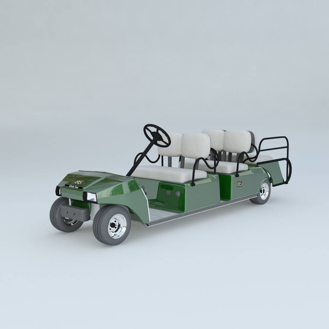 Club Car Villager 6 3d Obj