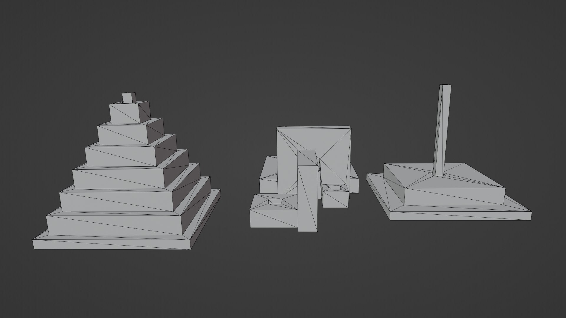 Wooden Stacking Toy 3D - TurboSquid 1883080
