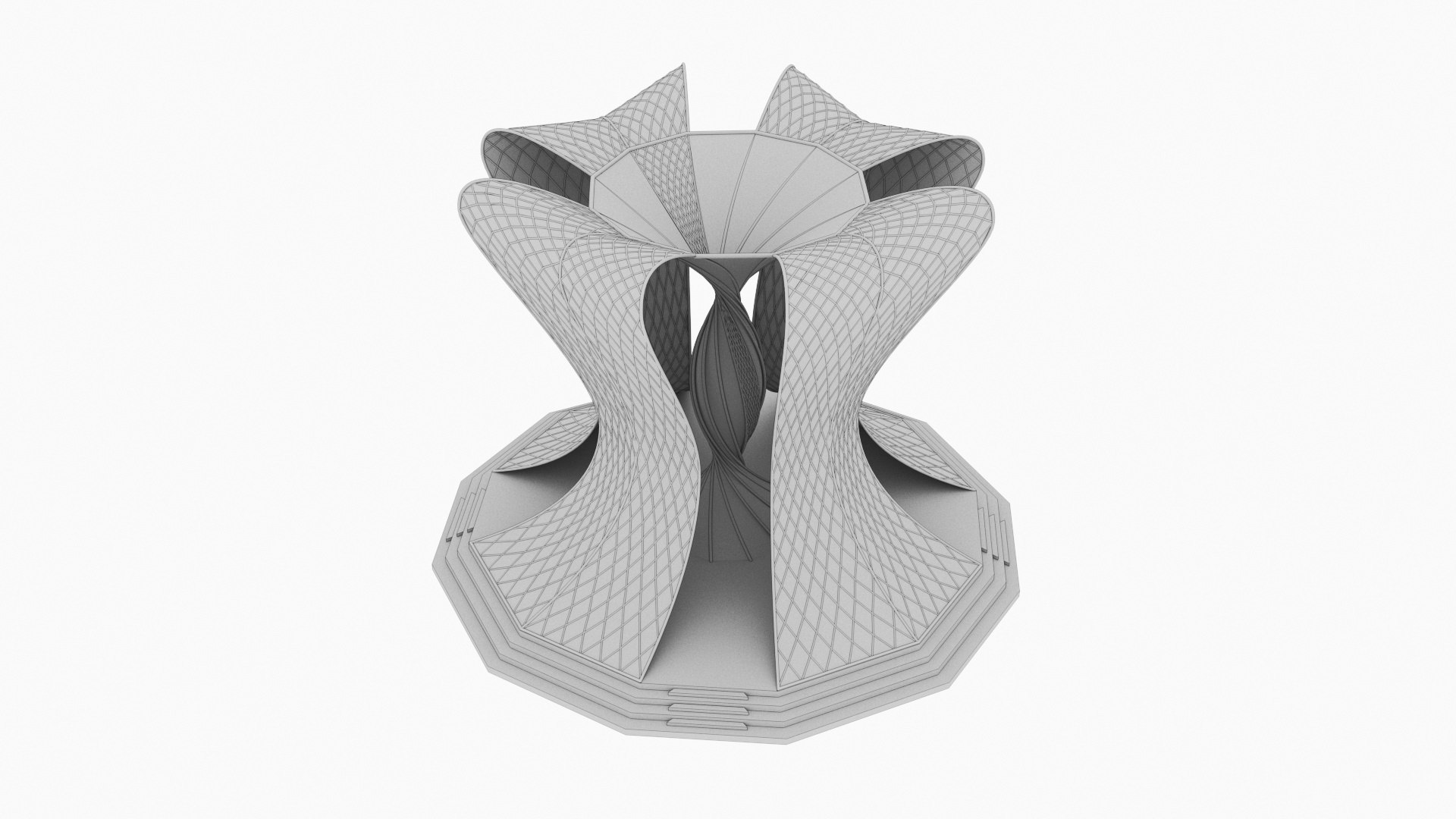 3D model Scifi Totem Sculpture - TurboSquid 2092778