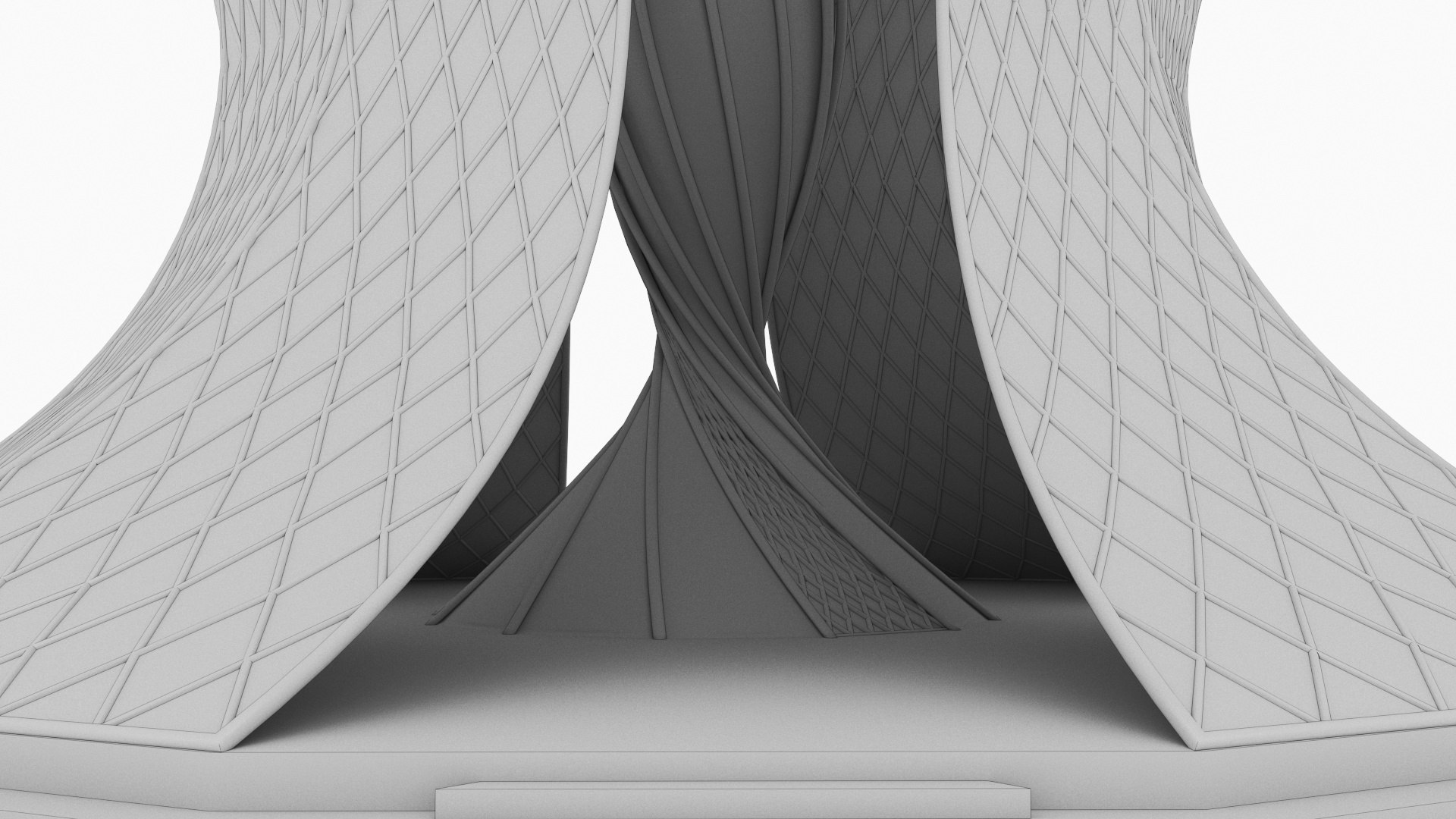 3D model Scifi Totem Sculpture - TurboSquid 2092778