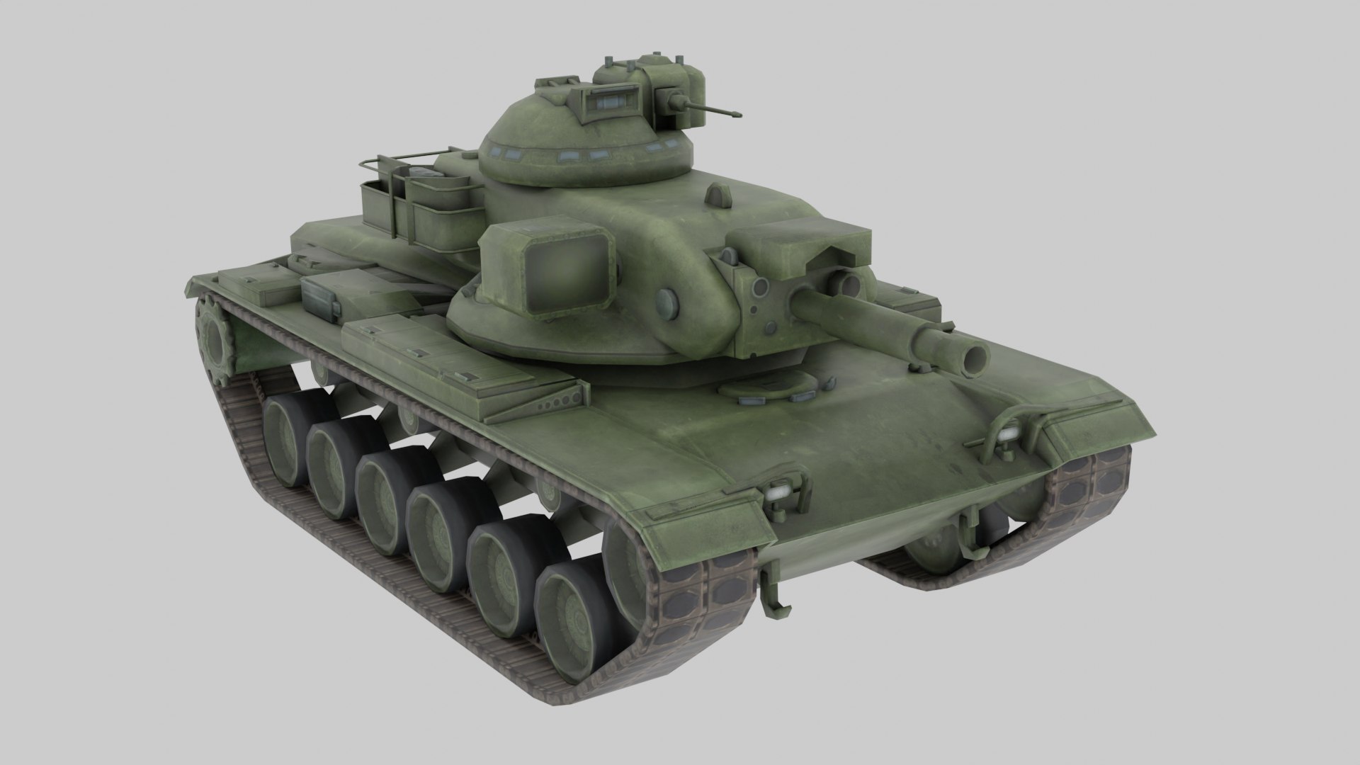 Vietnam War US Army M60 Tank 3D Model - TurboSquid 1925256