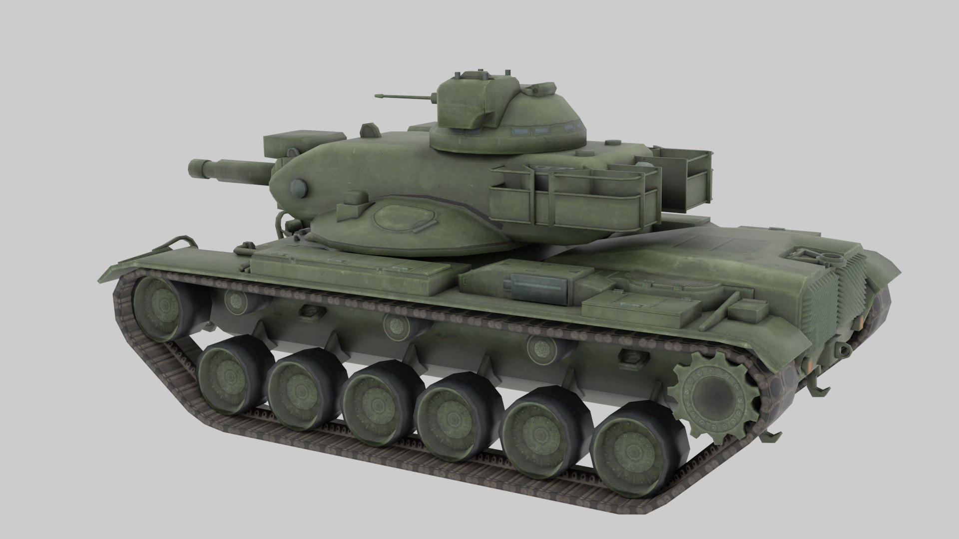 Vietnam War US Army M60 Tank 3D Model - TurboSquid 1925256