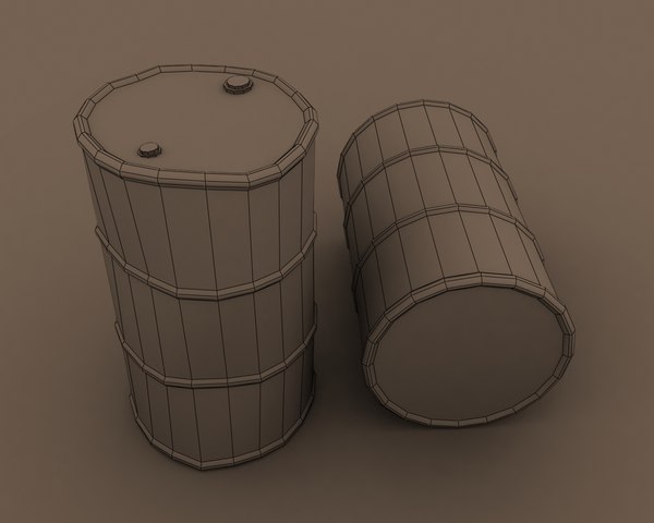 barrel set 3d model