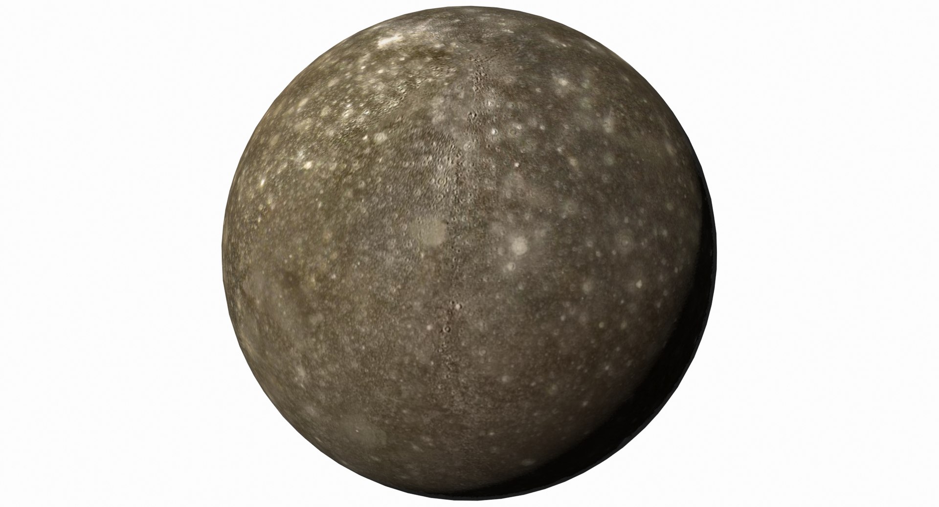 3D Model Callisto J4 Jupiter Moon - TurboSquid 1343737