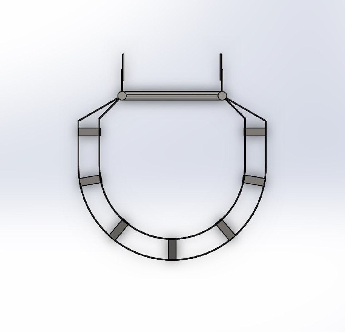Solidworks Ladder Safety Cage 3D - TurboSquid 1181581