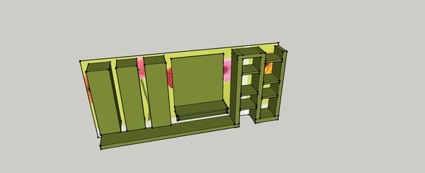 3d library wallpaper wood