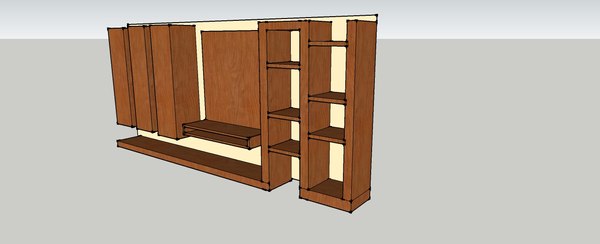 3d library wallpaper wood