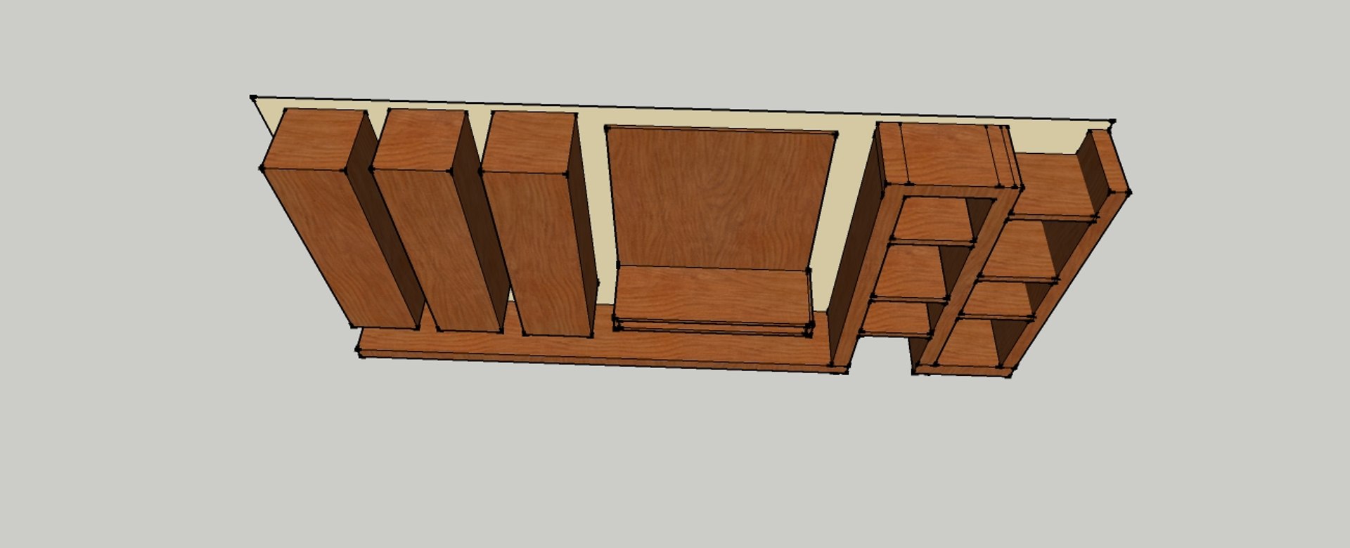 3d Library Wallpaper Wood