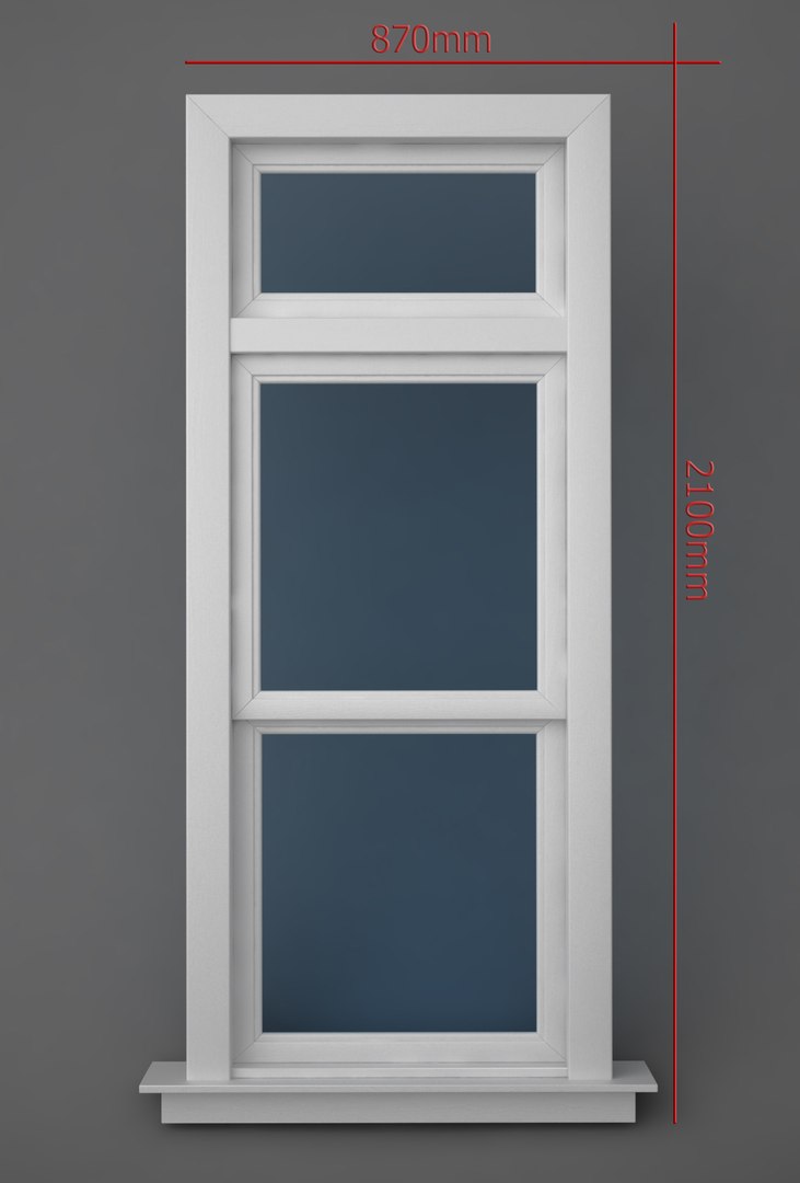 Transom Operating Window 3d Model