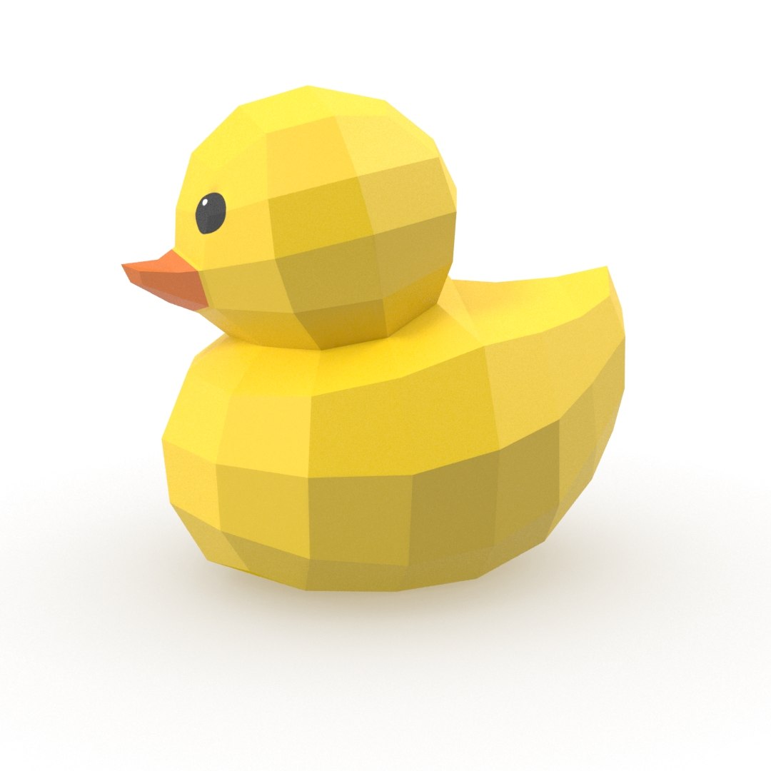 Duck Toy Simple 3D Model - TurboSquid 1394470