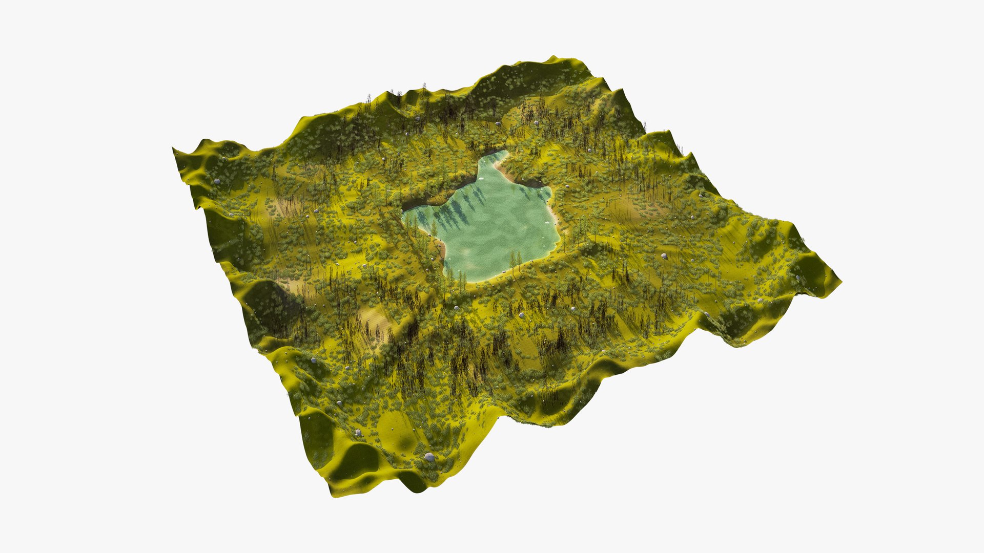 Lake Environment Animated 3D - TurboSquid 1999436