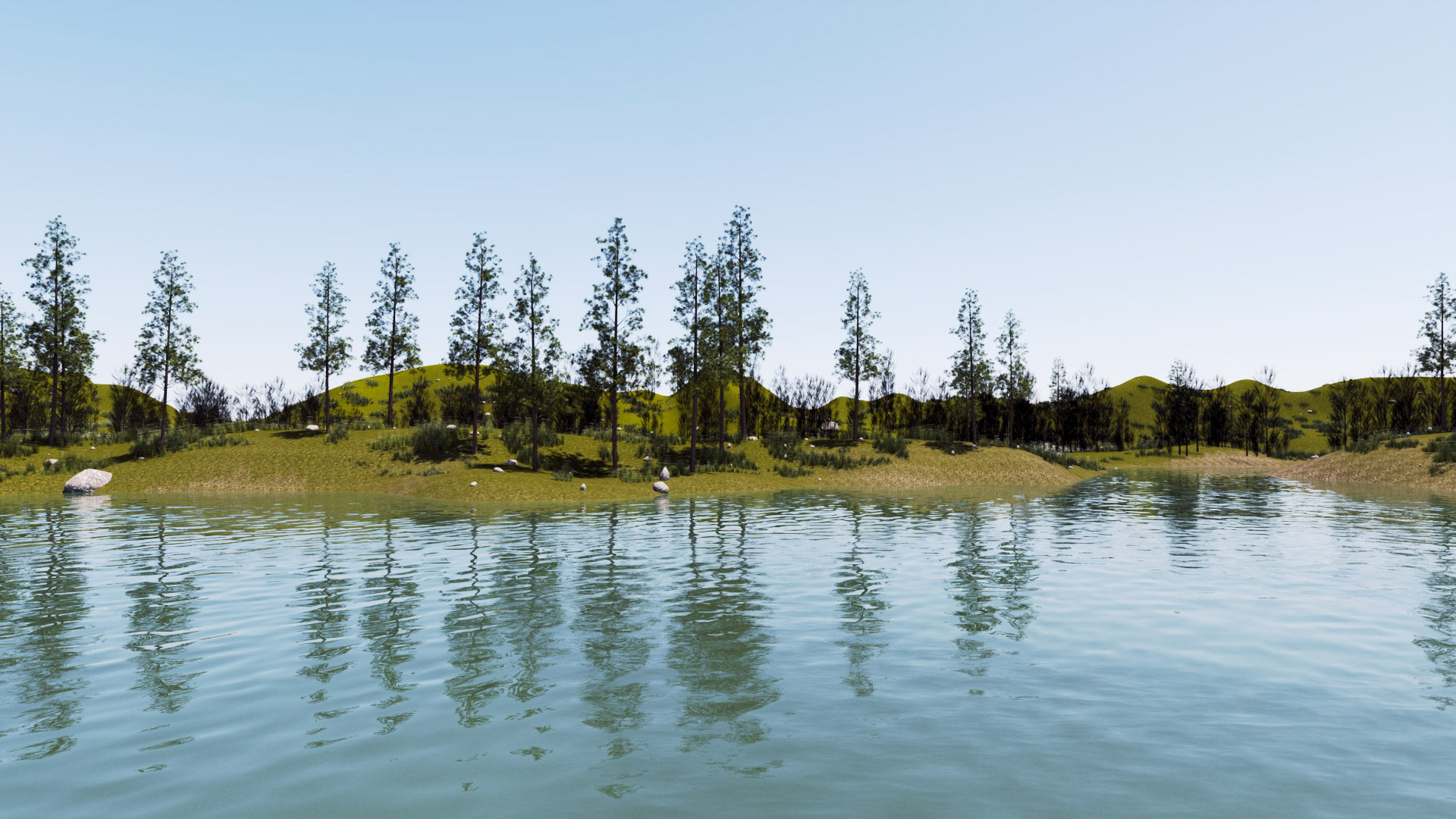 Lake Environment Animated 3D - TurboSquid 1999436