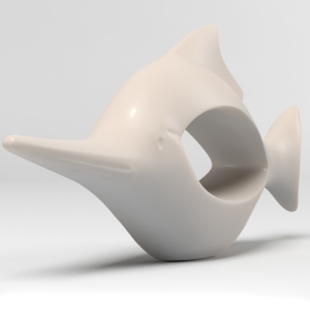 max clay swordfish figurine