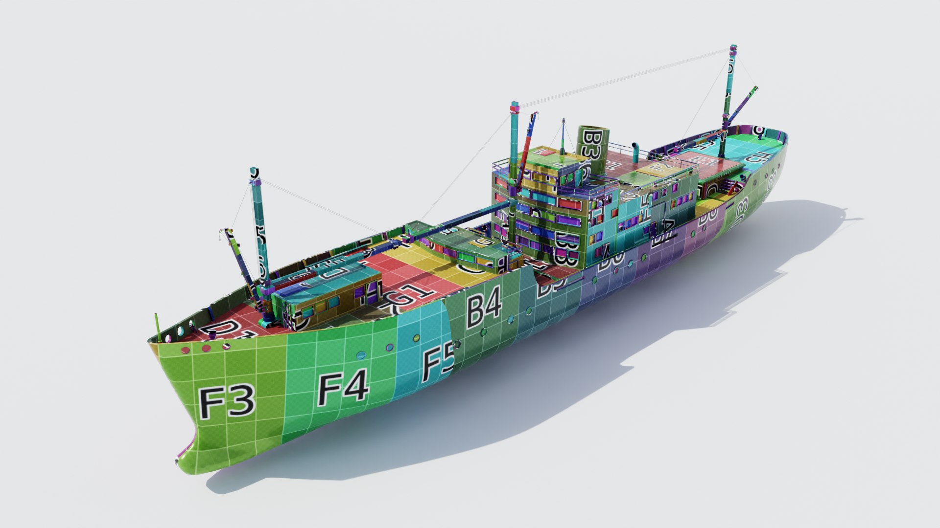 3D Exploration Ship Model - TurboSquid 2153872