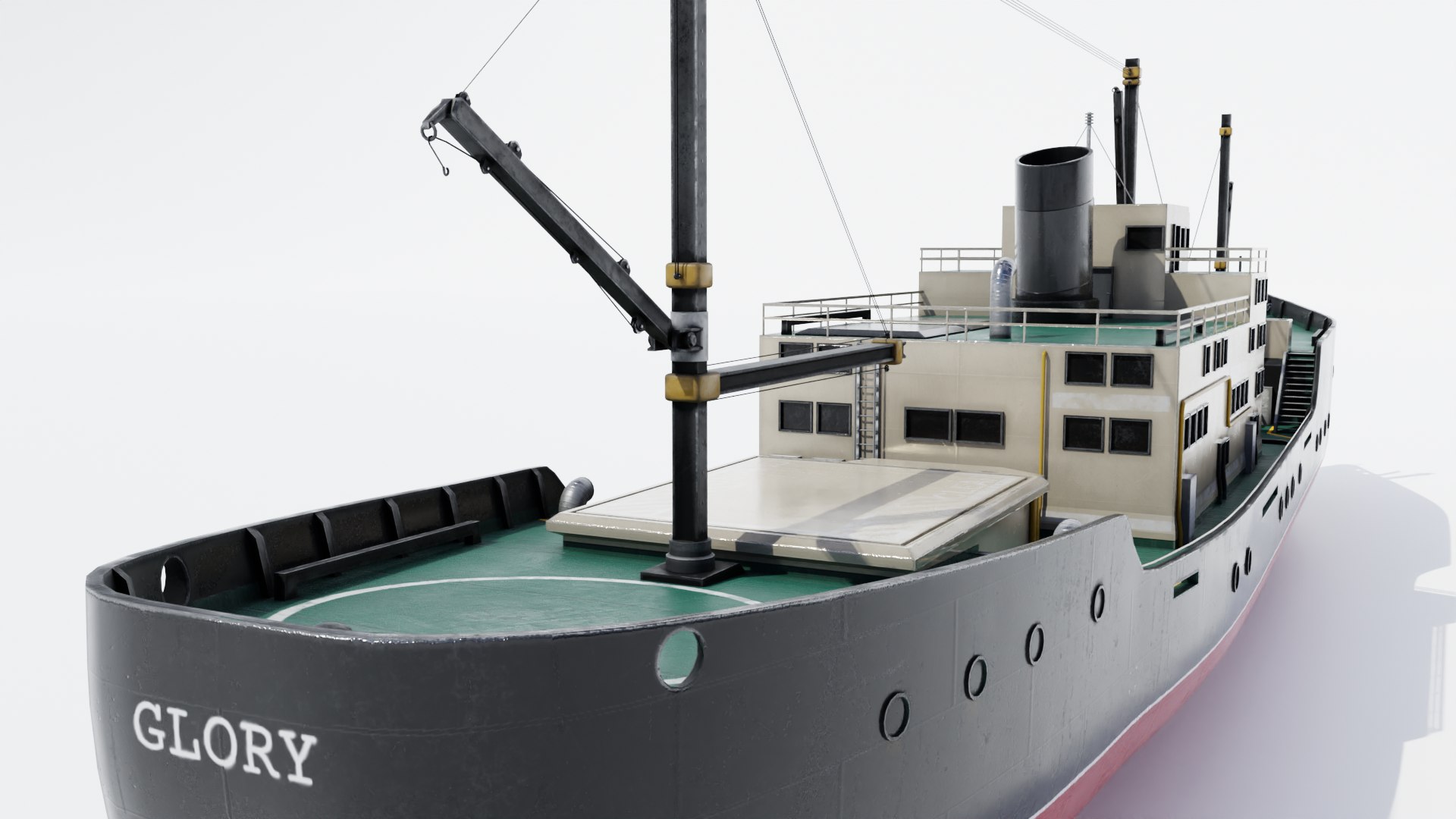 3D Exploration Ship Model - TurboSquid 2153872