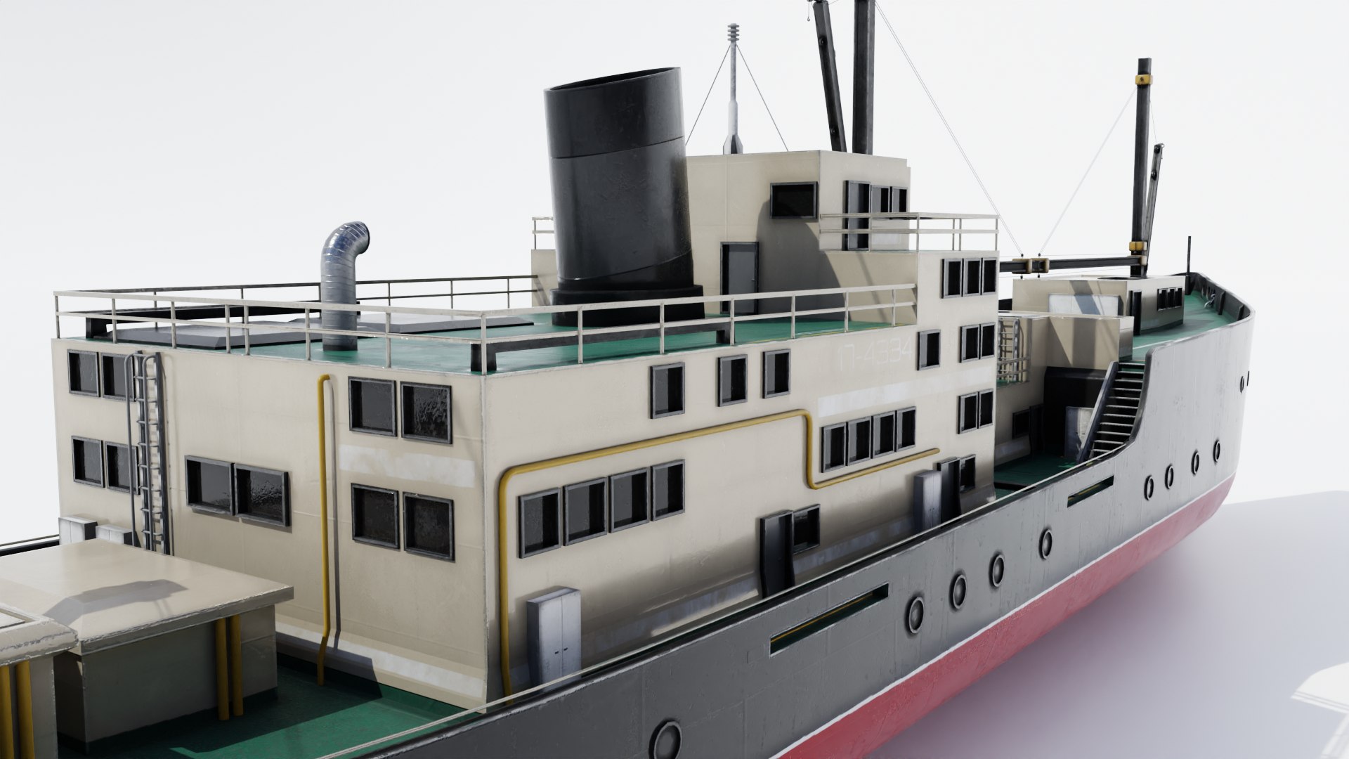 3D Exploration Ship Model - TurboSquid 2153872