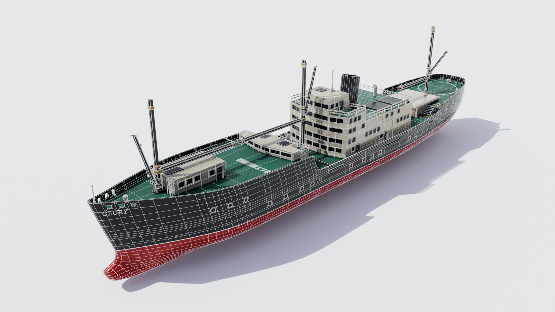 3D Exploration Ship Model - TurboSquid 2153872