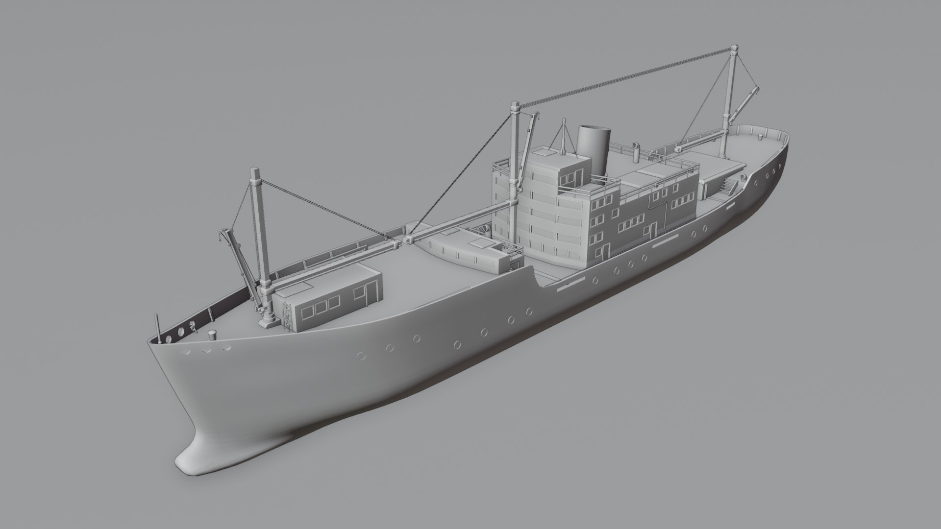 3D Exploration Ship Model - TurboSquid 2153872