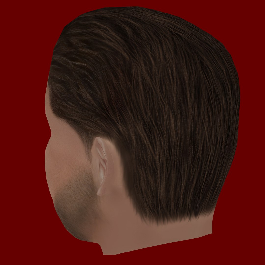 Gerard Butler Head - Low Poly Head For Game 3D Model - TurboSquid 1868504