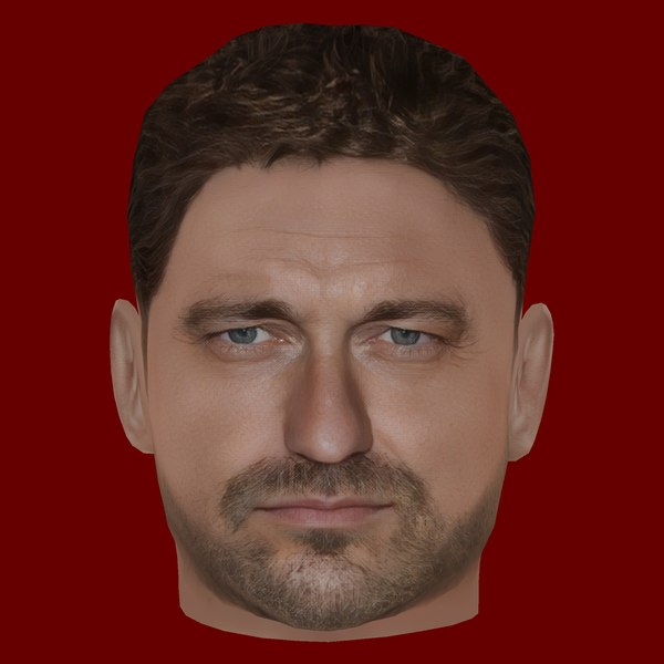 Gerard Butler Head - 게임용 로우 폴리 헤드 3D 모델 - TurboSquid 1868504