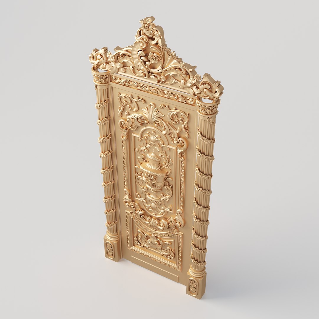 3D Classic Baroque Interior Design Model - TurboSquid 1656345