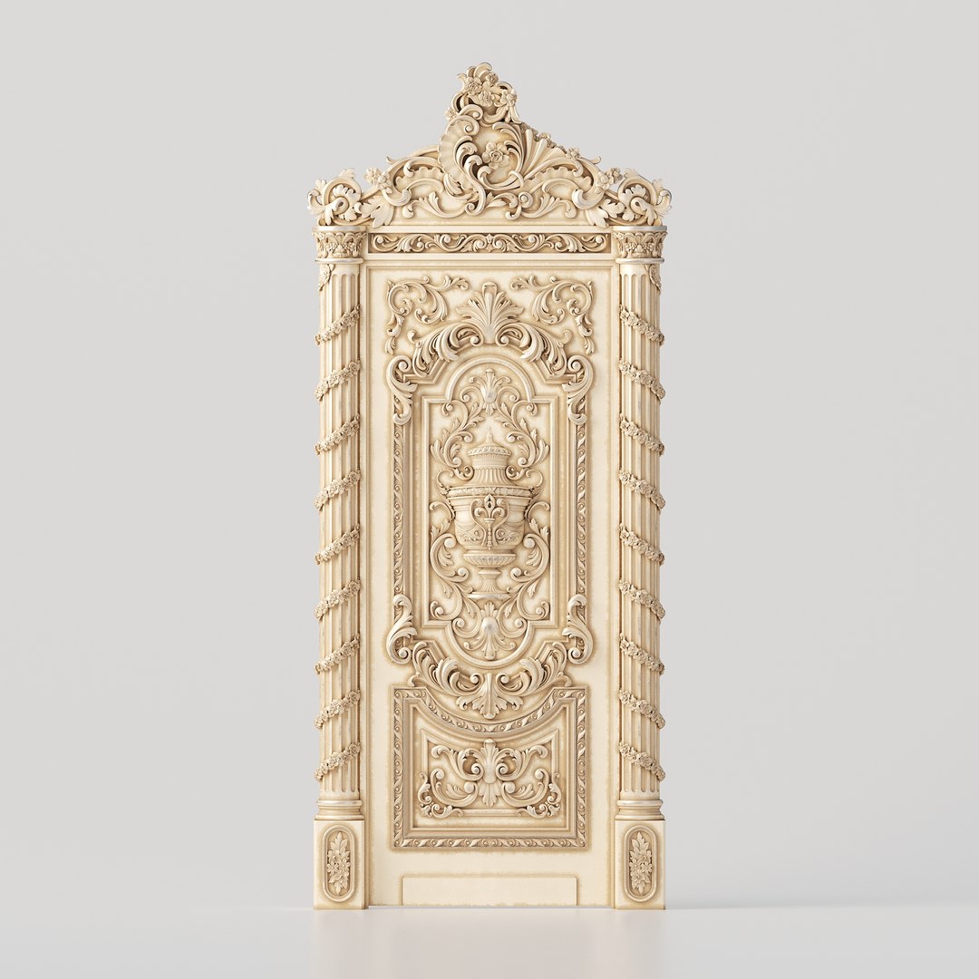 3D Classic Baroque Interior Design Model - TurboSquid 1656345