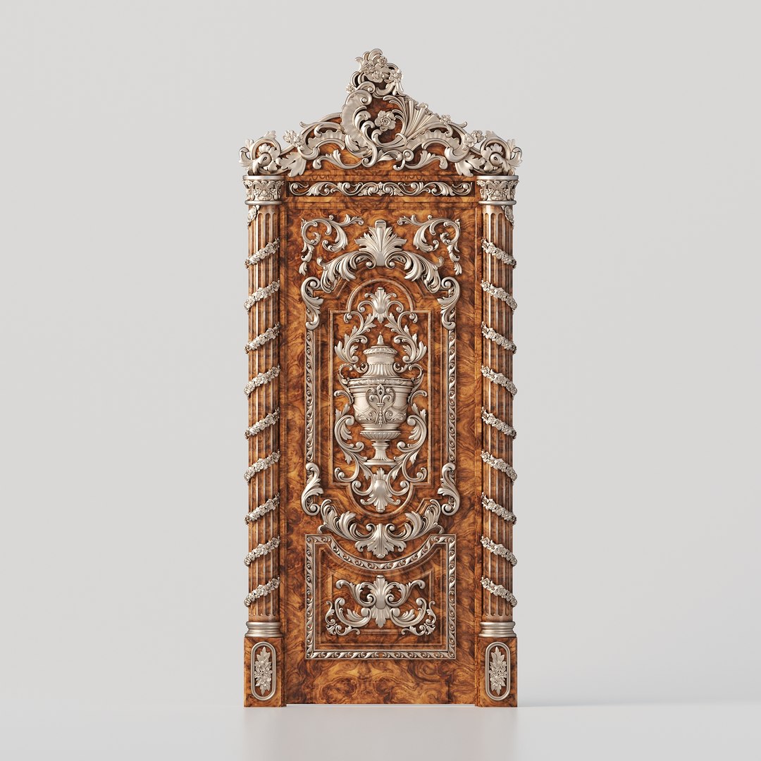 3D Classic Baroque Interior Design Model - TurboSquid 1656345