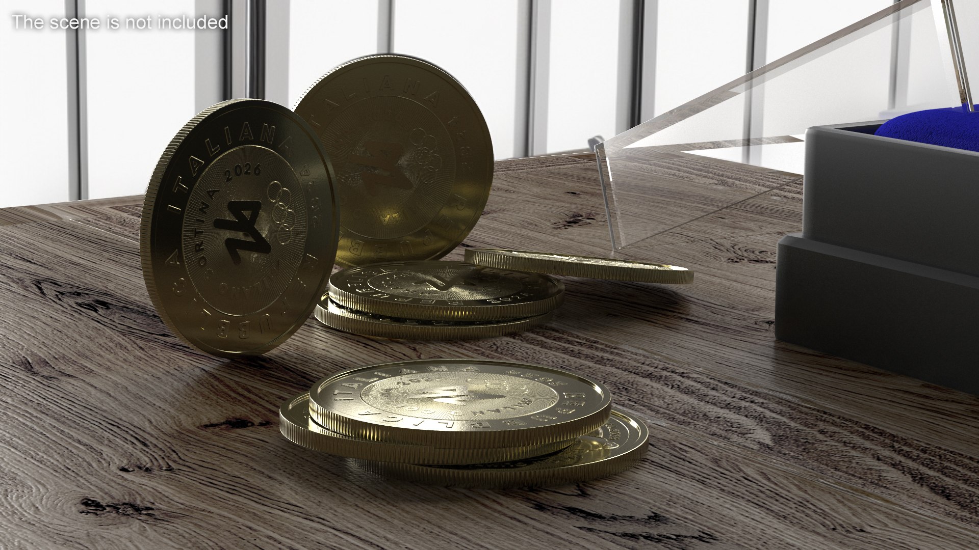 3D Milano Cortina Gold Mascot Coin 2026 Model - TurboSquid 2438740