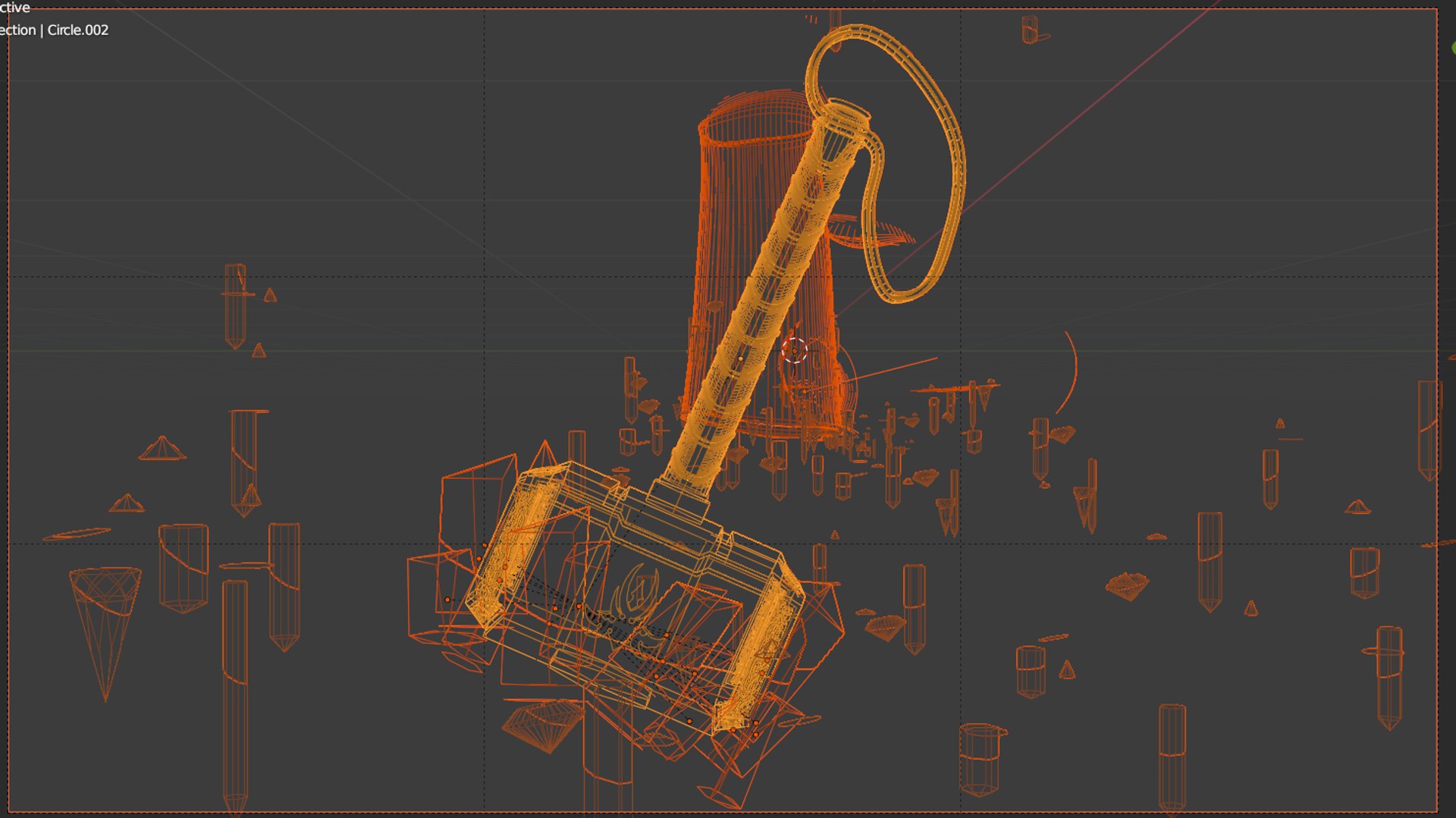 Enchanted Hammer Scene 3D Model - TurboSquid 1824601