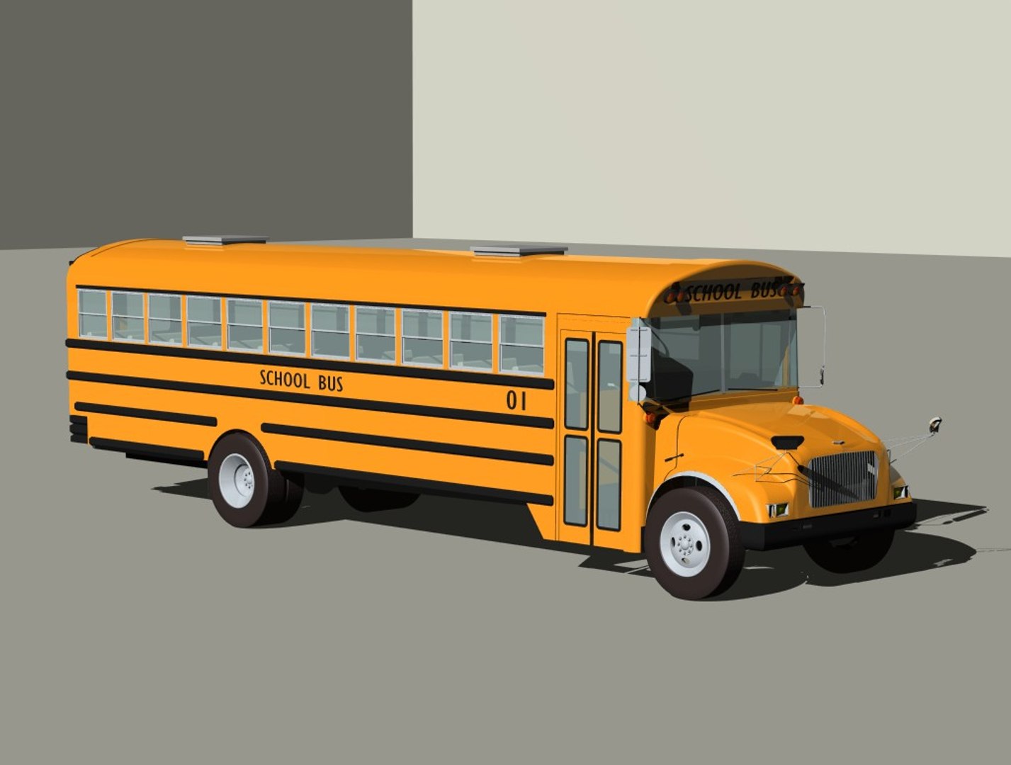 3D School Bus - TurboSquid 240564