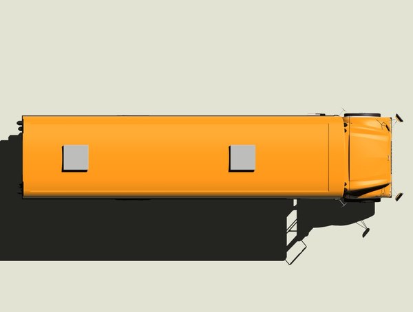 3D AutoCAD drawing school bus dwg
