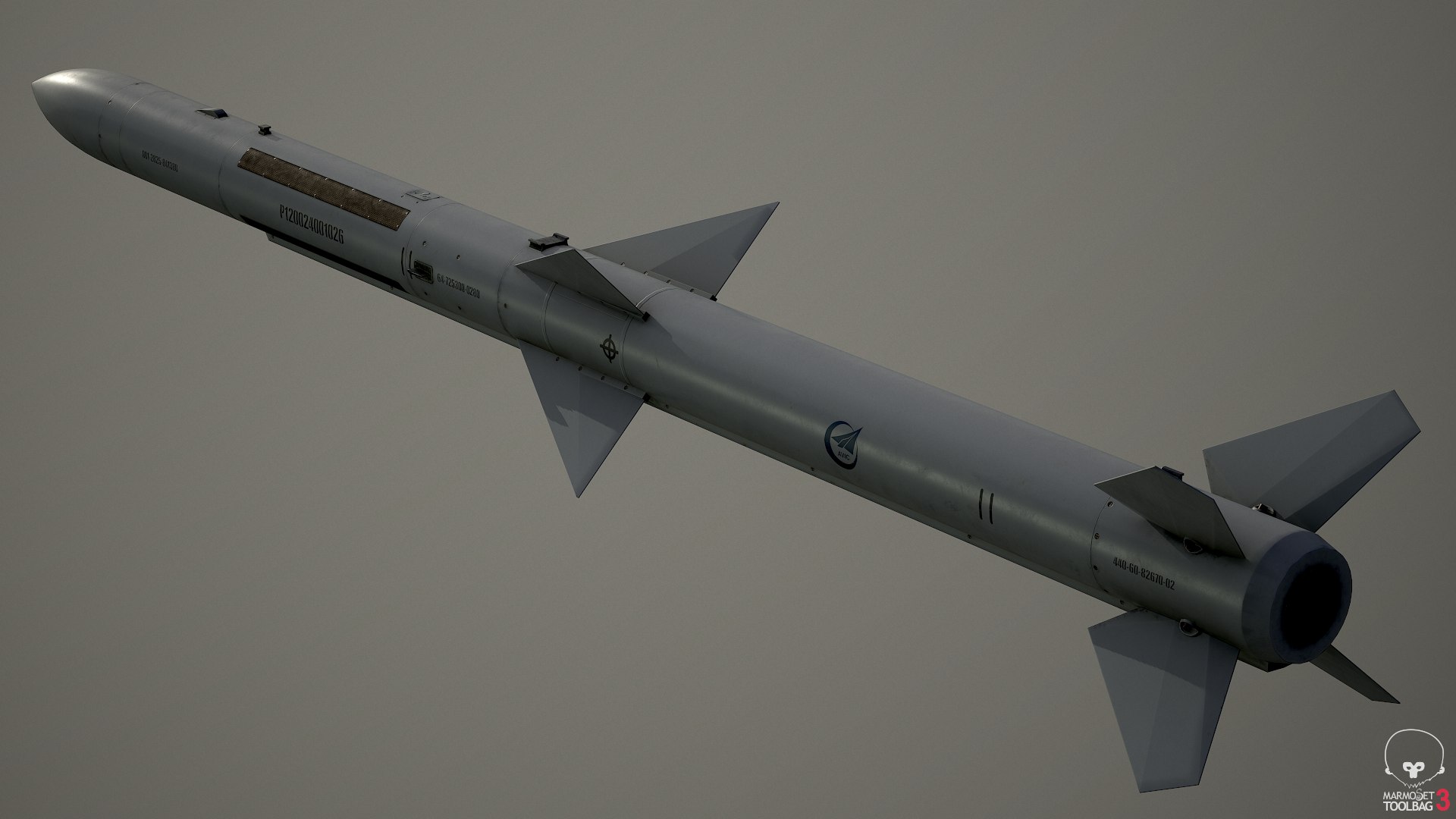 3d pl-12 missile model