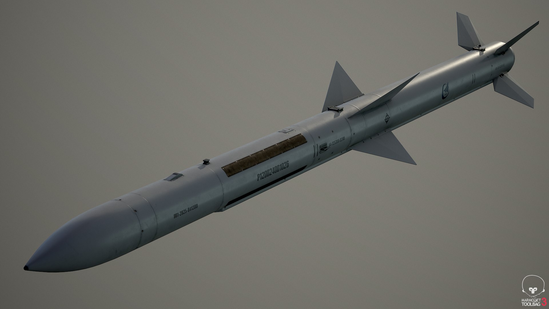 3d pl-12 missile model