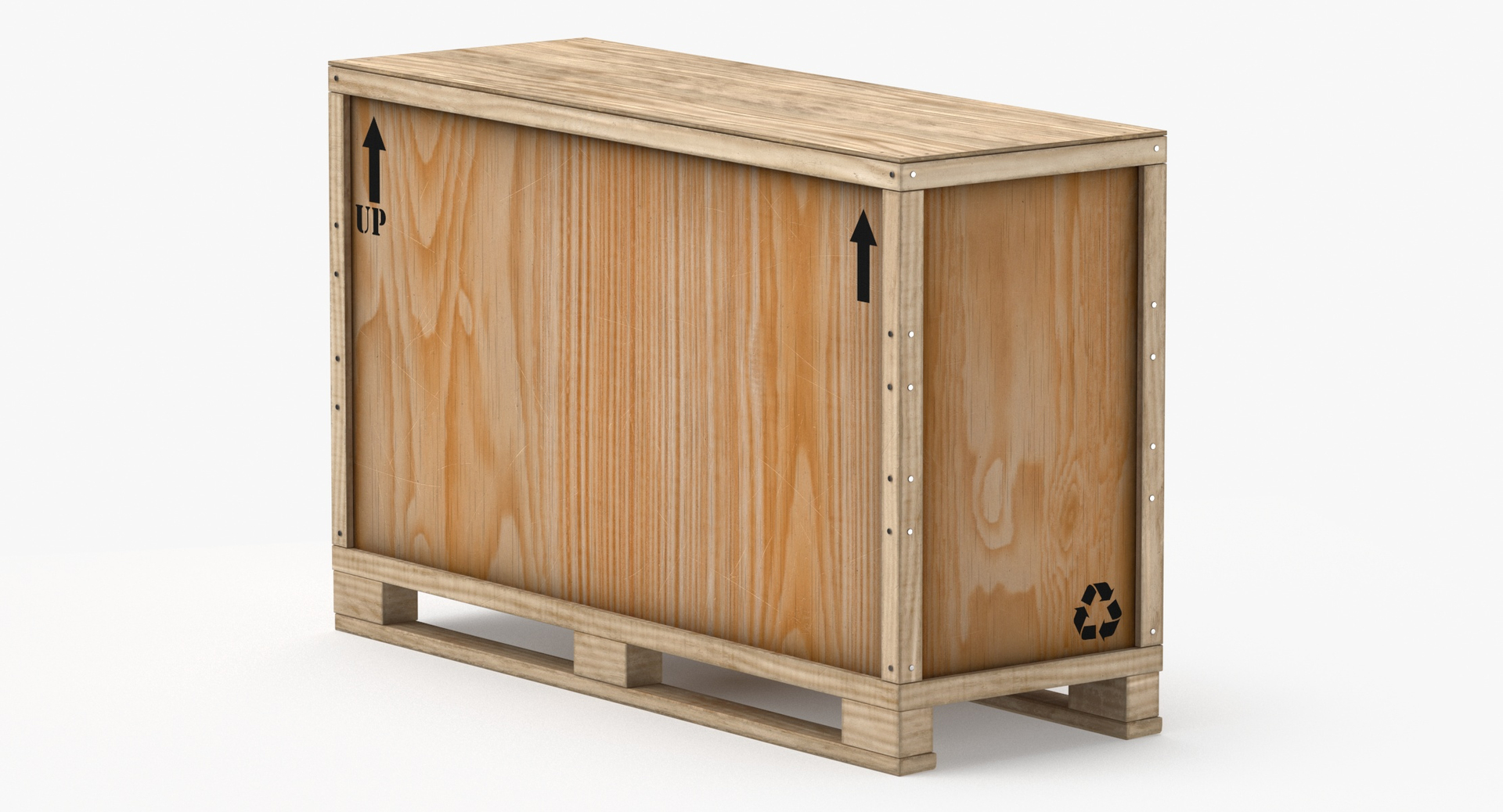 3D Model Cargo Wooden Crate 03 - TurboSquid 1969449