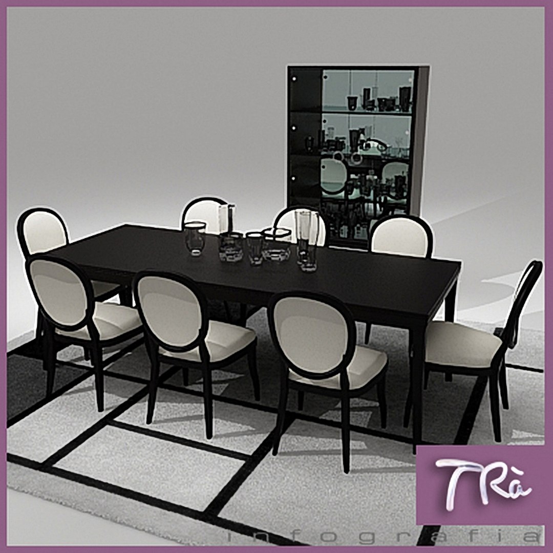 3d Model Dinning Room Table