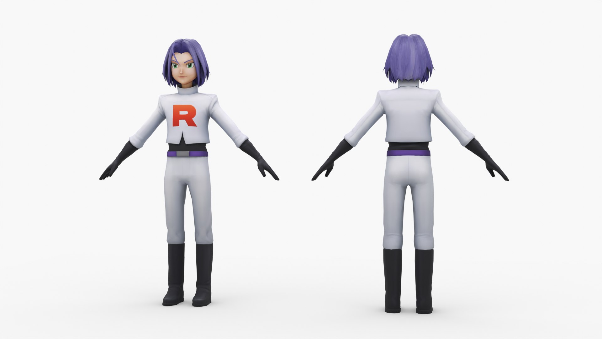 James Team Rocket 3D Model - TurboSquid 2348853