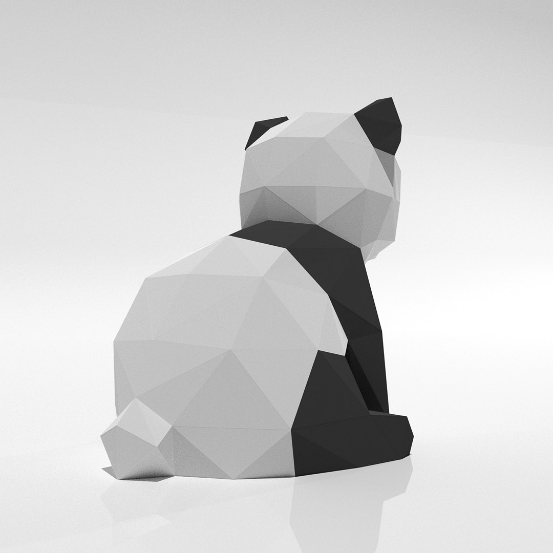 PANDA PAPERCRAFT Model - TurboSquid 1852112