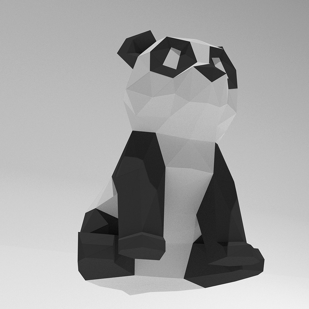 PANDA PAPERCRAFT Model - TurboSquid 1852112