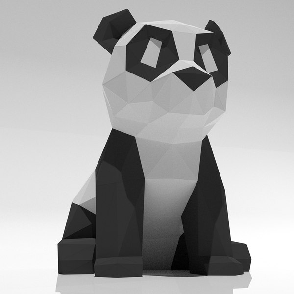 modelo 3d PAPERCRAFT DE PANDA - TurboSquid 1852112