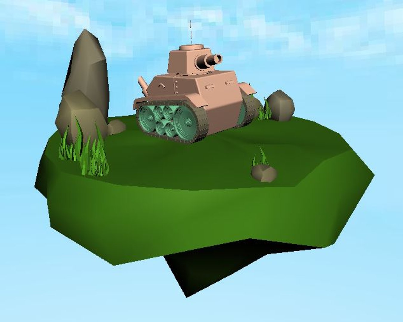 3D model little tank - TurboSquid 1314865