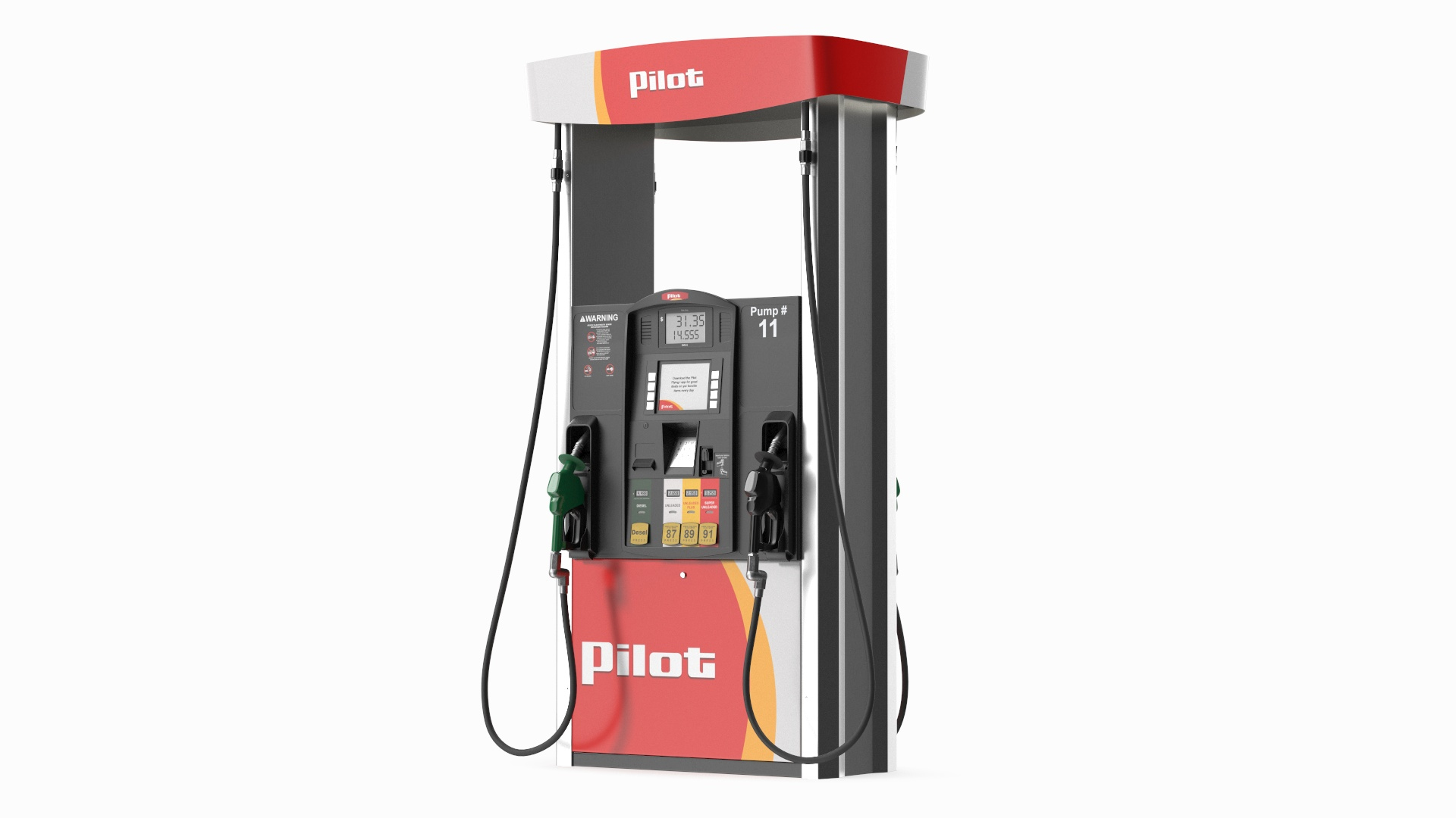 3D Gas Pump Pilot - TurboSquid 2277641