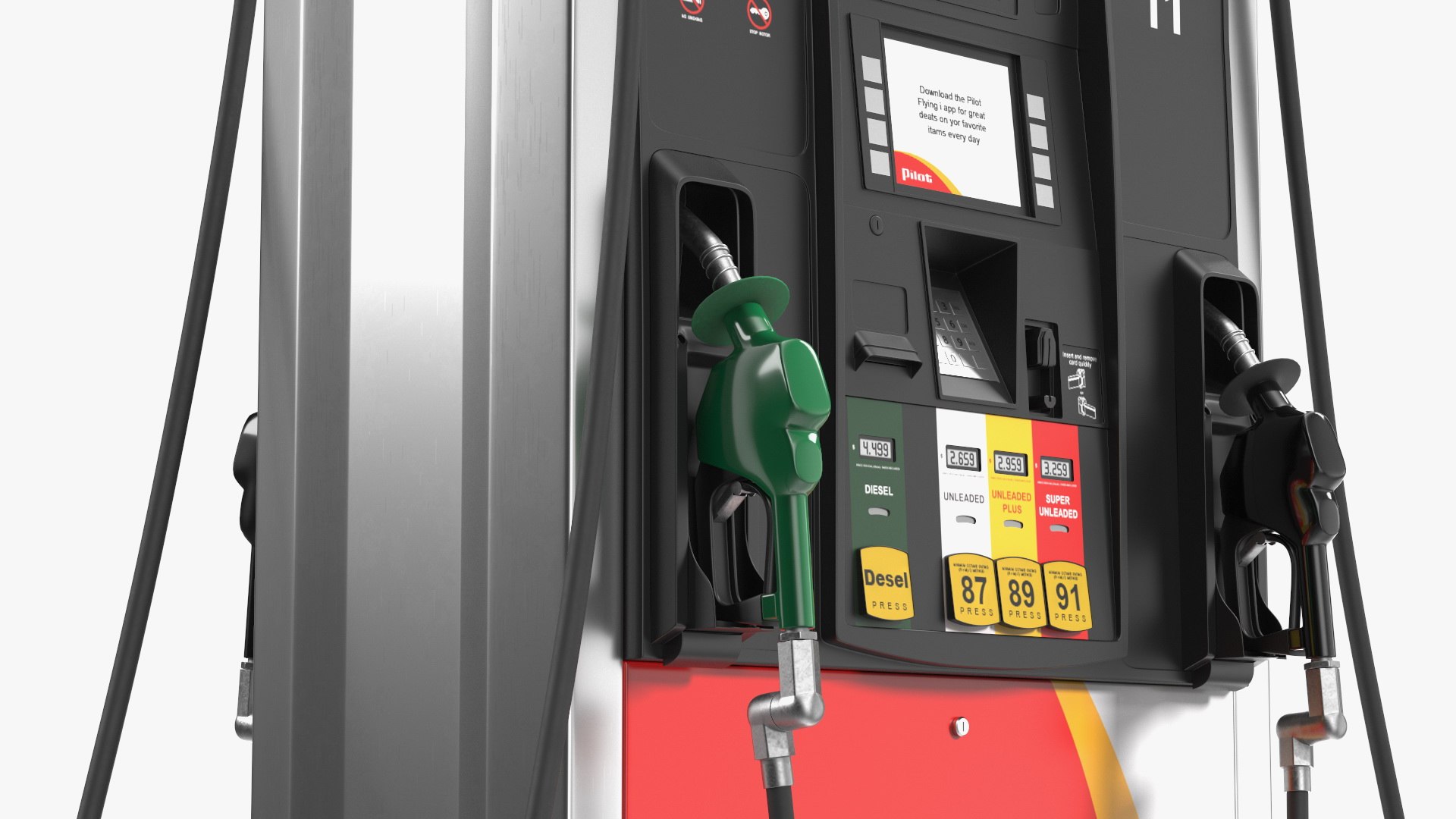 3D Gas Pump Pilot - TurboSquid 2277641
