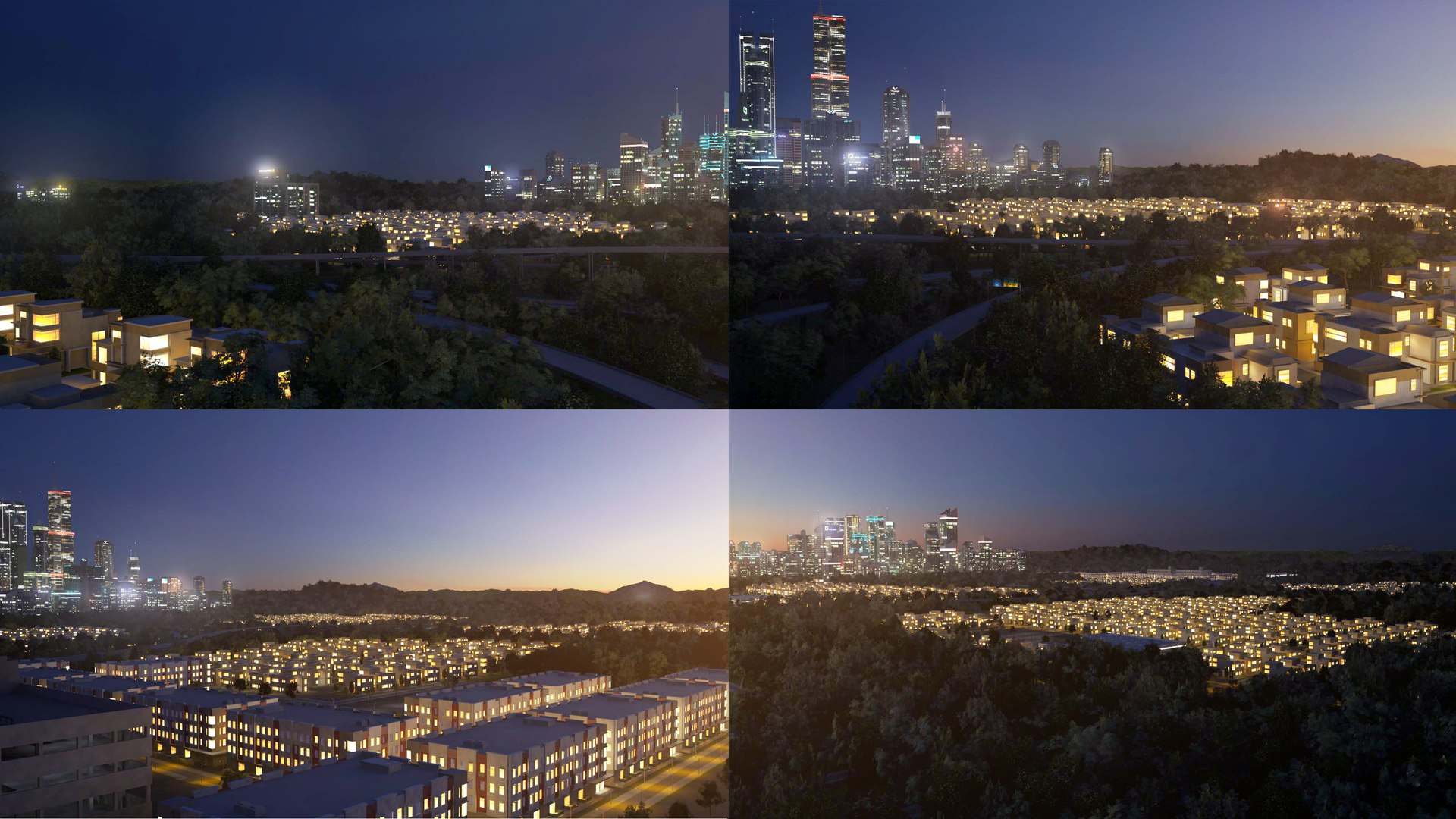 Freeway Suburbs Collection 3D Model - TurboSquid 1916476