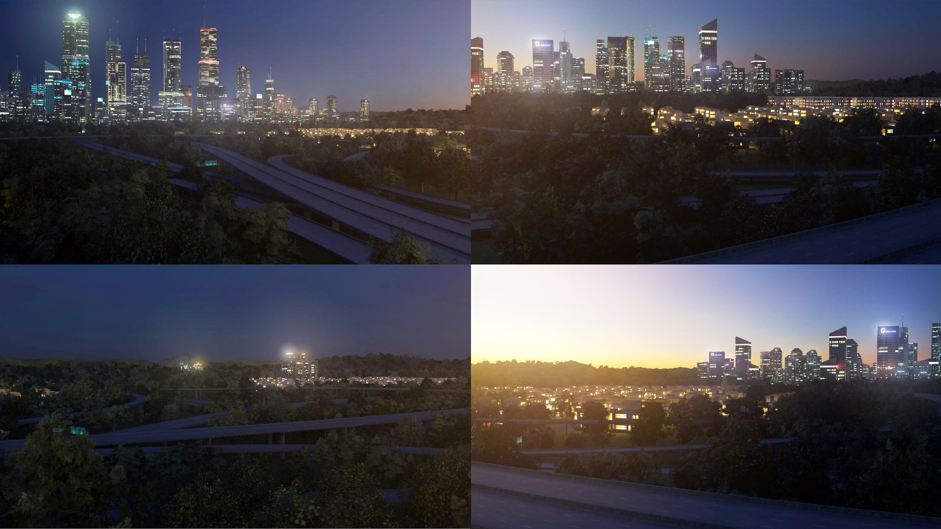 Freeway Suburbs Collection 3D Model - TurboSquid 1916476