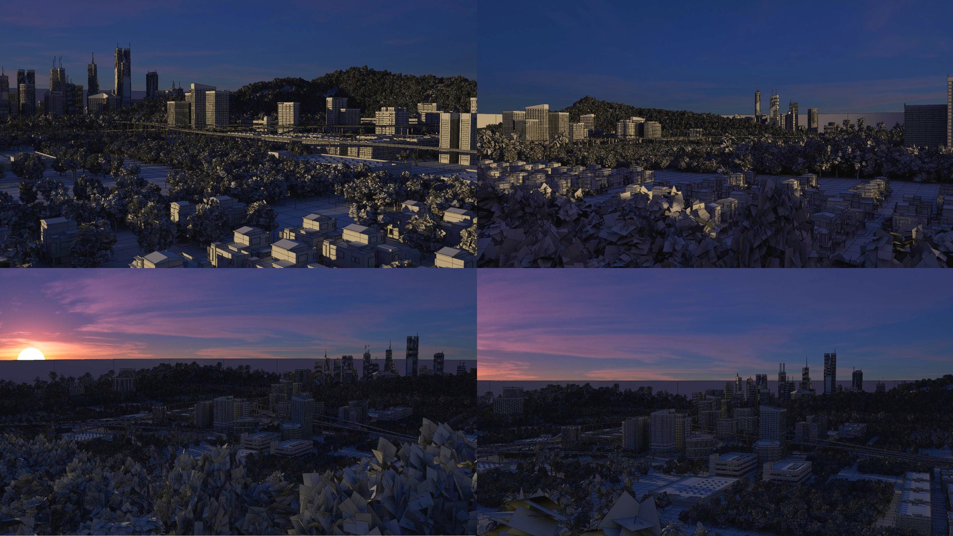 Freeway Suburbs Collection 3D Model - TurboSquid 1916476