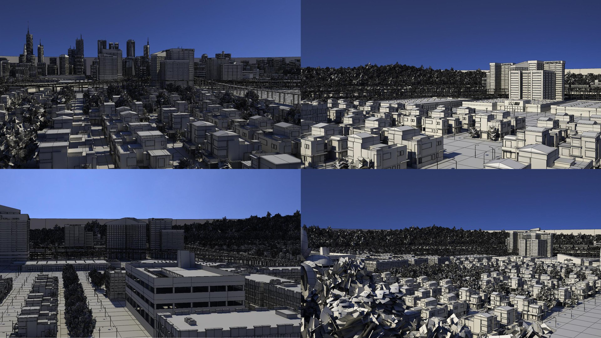 Freeway Suburbs Collection 3D model - TurboSquid 1916476