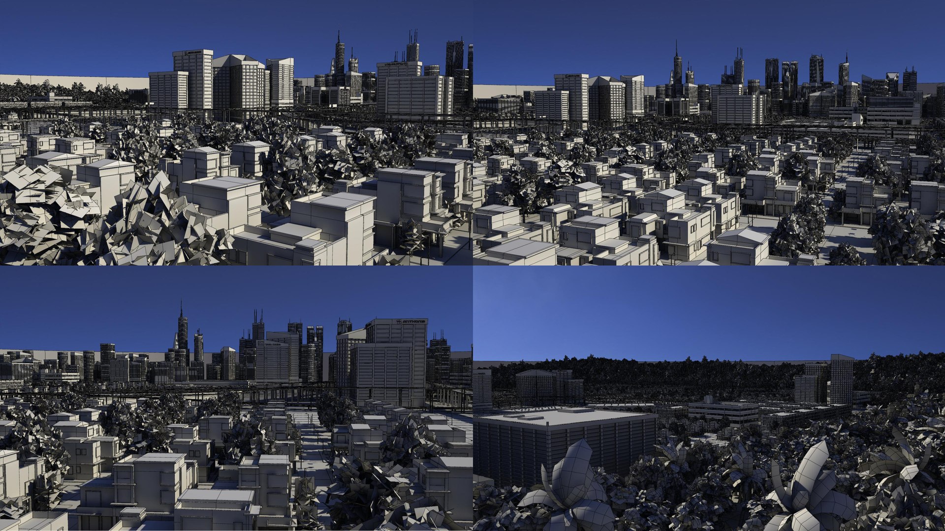 Freeway Suburbs Collection 3D model - TurboSquid 1916476